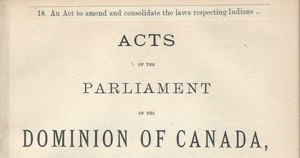 Indian Act | BC Foster Parents Association